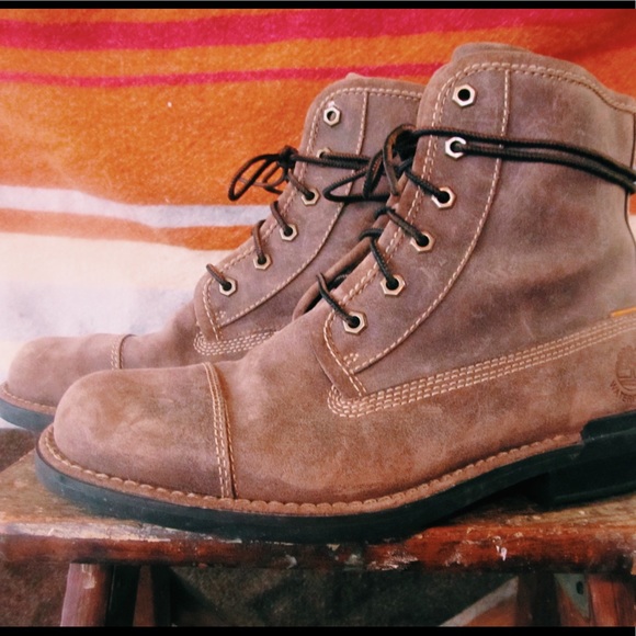 Timberland | Shoes | Timberland Boot Co Leather Boots Mens Size 9 ...